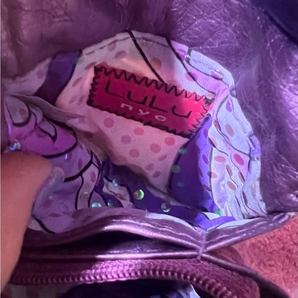 Lu Lu | Bags | Lu Lu Small Purple Wallet With So Many Compartments ...